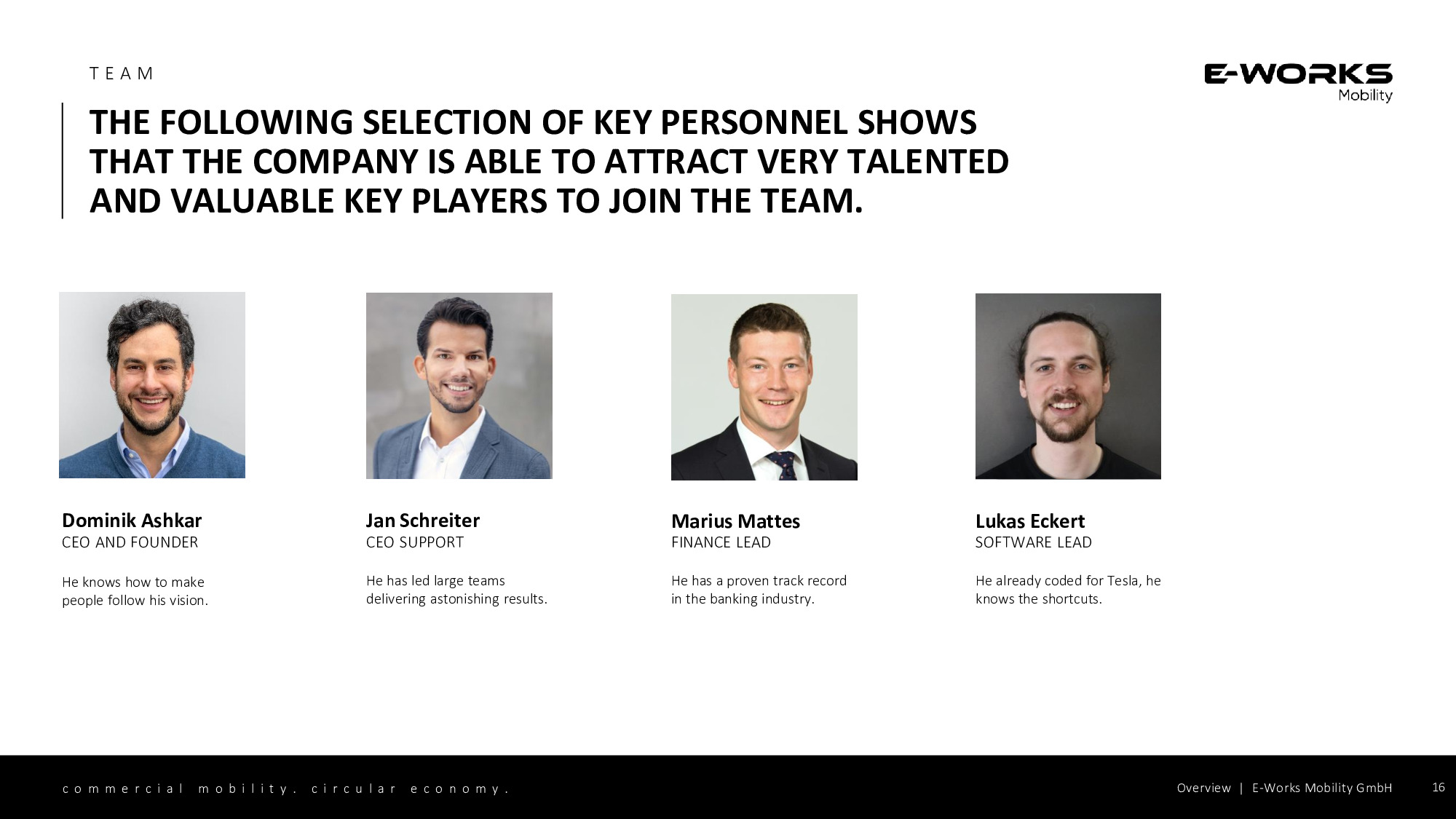 E-Works Mobility | Overview