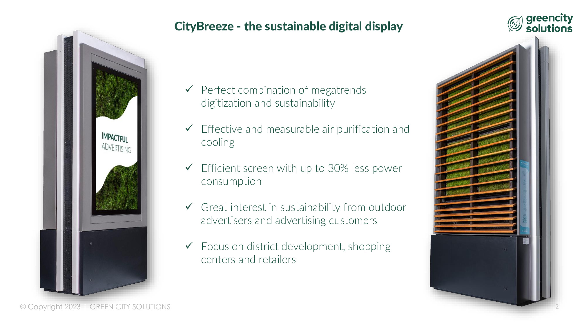 Green City Solutions Series A Erweiterung | Overview